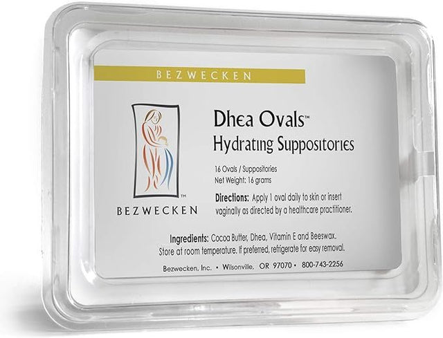 Bezwecken, DHEA Ovals 16 Oval Suppositories -The Natural – TheNatural